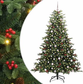 Umělý vánoční stromeček Zelená 240 cm PVC, kov a plast 3395570