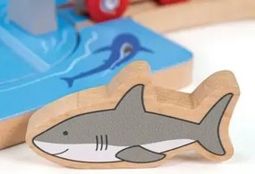Bigjigs Rail Vír se žraloky / od 3 let