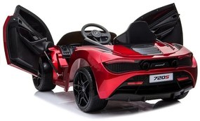 HračkyZaDobréKačky Dětské elektrické autíčko McLaren 720S lakované červené