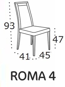 Drewmix Jídelní židle Roma 4