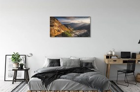 Obrazy na plátně Mountain Sunrise 125x50 cm
