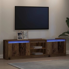 TV jednotky 180 x 34 x 50 cm Hnědá Kompozitní dřevo 3378504