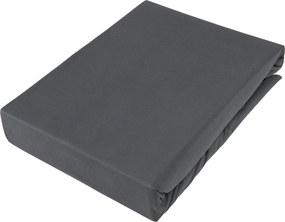 XXXLutz BOXSPRINGOVÉ PROSTĚRADLO, žerzej, antracitová, 140/220 cm Novel - Prostěradla - 004550010305
