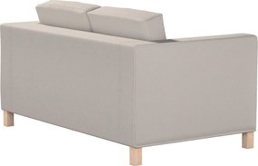 Potah na pohovku IKEA  Karlanda 2-místná, krátký barva béžová látka pletený vzor