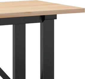 Konferenční stolek s O rámem 160x40x45 cm borové dřevo a ocel 3282668