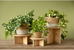 Bambusový stojan na květiny ø 25 cm (výška 19,5 cm) – Esschert Design