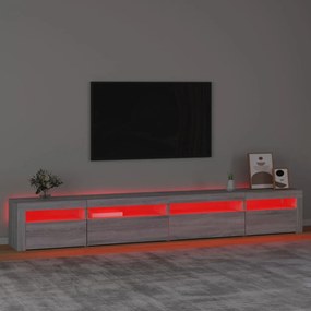 TV skříňka s LED osvětlením šedá sonoma 270 x 35 x 40 cm 3152752