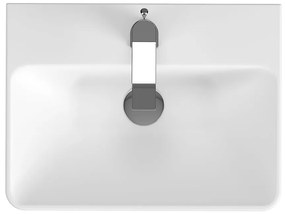 Cersanit Mille Slim, skříňkové umyvadlo 51x38 cm, bílá, K675-004