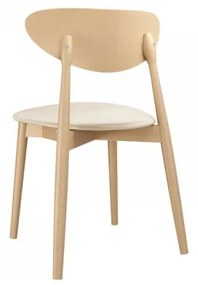 Čalouněná jídelní židle KT65/C, Potah: Magic Velvet 2250, Barva dřeva: czarny