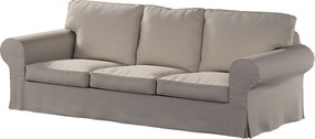 Potah na pohovku IKEA Ektorp 3-místná, rozkládací STARÝ MODEL PIXBO barva šedá látka pletený vzor