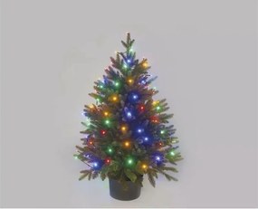 EMOS LED vánoční řetěz 8m, venkovní i vnitřní multicolor, časovač D4AM02
