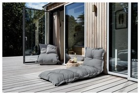 Bílý variabilní futon vhodný do exteriéru Karup Design OUT™ Sit&amp;Sleep White