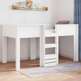 Patrová postel pro děti Bílá 90 x 190 cm Kompozitní dřevo 3410475