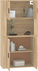 Skříň highboard dub sonoma kompozitní dřevo 3185354
