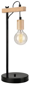Lamkur | Stolní lampa LEON 1xE27/60W/230V - FSC certifikováno | LA34829