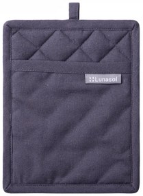 Ocelově šedá bavlněná rukavice 19 x 24 cm - Basic Ambiente (596408)