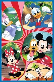 TREFL Puzzle Tým Mickey Mouse / 3x80 dílků / od 5 let / 27,5 x 18 cm
