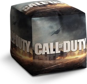 Sablio Taburet Cube Call of Duty Bojiště - 50x50x50 cm