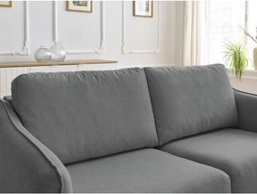 Tmavě šedá pohovka na každodenní spaní/rozkládací 178 cm Lenny – Bobochic Paris