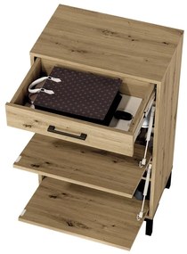 Casarredo Botník s výklopnými dvířky WILLOW dub artisan