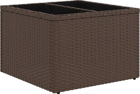 Sada zahradních pohovek 7 pcs 6-Seater Hnědá a krémová 3353927