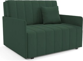 Malá dvoumístná žebrovaná pohovka s funkcí spaní Neo II 120 cm