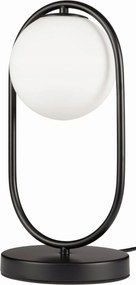 Noční lampa stolní elegantní milano Ring černá