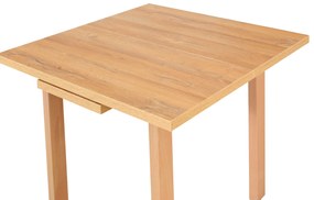 Jídelní stůl Argo 7 Zvolte barvu horní desky: Bílý (borovice andersen), Zvolte barvu nožek: Bílá
