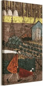 Sam Toft Zahradní kolečko obraz na plátně 30x60 cm