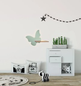 Nástěnné svítidlo policové 5W, zelenkavý motýl  - Candellux