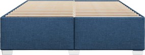 Rám postele bez matrace modrý 180 x 200 cm textil 3284498