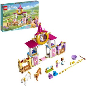 Lego stavebnice lego i disney princess 43195 královské stáje krásky a lociky