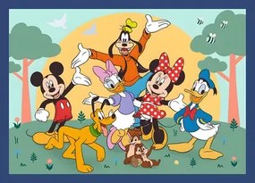 TREFL Puzzle Premium Plus Kids Mickey a přátelé: Všichni spolu / 4x88