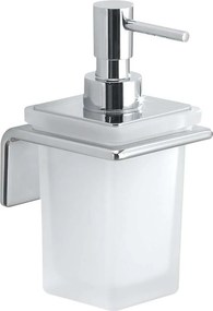 Sapho Gedy Il Giglio - Dávkovač mýdla s držákem, mléčné sklo/chrom A98113