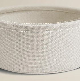 Kulatý konferenční stolek Vasagle Moris 75 cm krémový/béžový