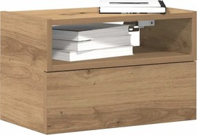 vidaXL Nástěnný noční stolek 45x26x28,5 cm [858598] Barva: dub artisan