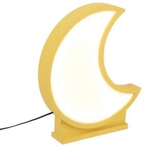LED Dětská stolní lampa MOON LED/12W/230V žlutá