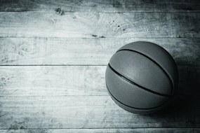 Fototapeta Basketbalový Míč Na Pozadí Desky Omyvatelný vlies 315x210