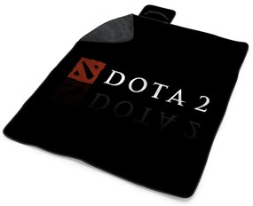 Sablio Plážová deka DOTA 2 Černá: 200x140 cm