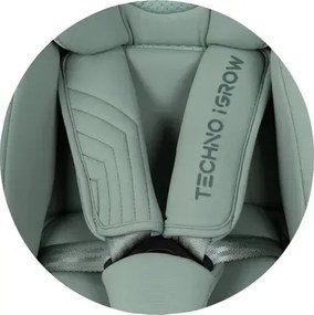 CHIPOLINO Autosedačka Techno i-Grow i-Size Noir / 40-150 cm / Isofix 3
