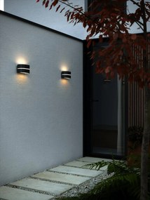 NOR 2418311003 Sibelis venkovní nástěnné svítidlo černá - NORDLUX