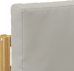 Venkovní pohovková souprava 3 ks Bílá a světlá šedá Polyester 3388180