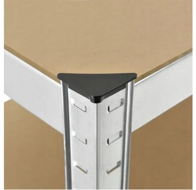 Rohový regál 2400x700x400x425 mm zinkovaný 6-policový, nosnost 900 kg