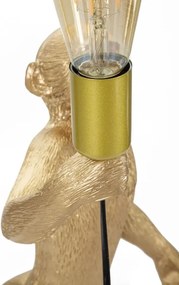 Stolní lampa Monkey 55 cm zlatá