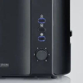 Severin AT 9552 černá / Topinkovač / 800W / ohřev / rozmrazováíní