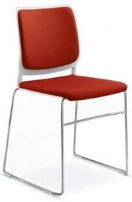 LD seating Plastová židle TIME 162-Q-N4 GALERIE - Čalounění LD seating LÁTKY 1 / DINO, ERA, ONE 2021 Barva plastu LD plast - červená