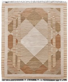 Diamond Carpets India, Ručně vázaný kusový koberec Fibonacci I DESP HL88 Beige Mix, 80x150, béžová, ložnice