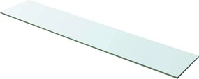 Policové desky 2 ks sklo čiré 100 x 20 cm 3051584