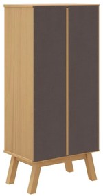 Botník OLDEN hnědý 55 x 35 x 120 cm masivní borové dřevo - Default Title