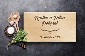 Ahome Ahome CZ Prkénko Nápis 35 x 20 x 1,9 cm